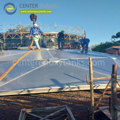 China Aluminum Geodesic Dome Roof for Effluent Holding Tanks: A Durable Cover for Wastewater for sale