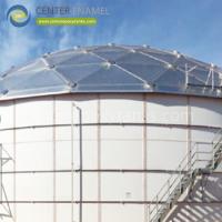 China Aluminum Geodesic Dome Roof for Waste Water Tanks: Controls Odors and Protects Waste Water for sale