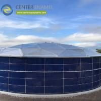 China Aluminum Geodesic Dome Roof for Wastewater Storage Tanks: Contains Waste and Controls Odors for sale