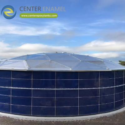China Aluminum Geodesic Dome Roof for Wastewater Storage Tanks: Contains Waste and Controls Odors for sale