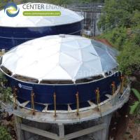 China Aluminum Geodesic Dome Roof for Effluent Sludge Storage: Contains Waste and Controls Odors for sale