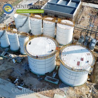 China Fusion Bonded Epoxy Tanks for Palm Oil Wastewater Treatment: Containing High-Temperature, High-BOD POME Effluent for sale