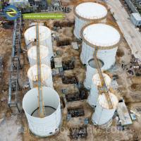 China Fusion Bonded Epoxy Tank for Sludge Dewatering: Offers a heavy-duty, corrosion-resistant storage solution for concentrated solids. for sale