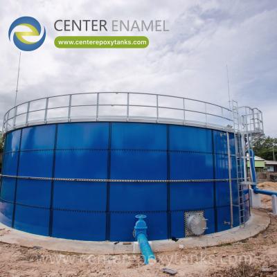 China Epoxy Coated Steel Tank for Biogas Storage: Provides a secure and reliable containment solution for processed gas. for sale