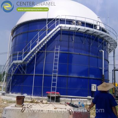China Double Membrane Biogas Holder for Anaerobic Digester Tanks: A Primary Component for Collecting and Regulating the Low-Pressure Gas Generated Inside for sale
