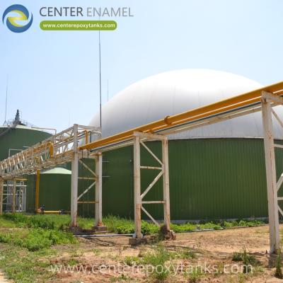China Double Membrane Biogas Holder for a Bio-CNG Plant: Provides the Crucial Buffer Storage for Low-Pressure Gas Before the Upgrading and Compression Stages for sale