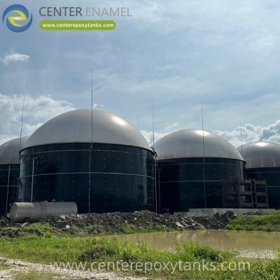 China Double Membrane Biogas Holder for Biogas Digester Tank: The Functional Roof and Storage System for the Gas Co-product of Digestion for sale