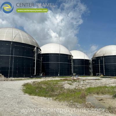 China Double Membrane Biogas Holder for a Biogas CNG Plant: Offers Crucial Low-Pressure Buffer Storage for Gas En Route to Compression for sale