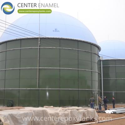 China Double Membrane Biogas Holder for Papermaking Wastewater Treatment: Collects and Holds the Biogas from the Digestion of High-Solids, Organic Mill Waste for sale