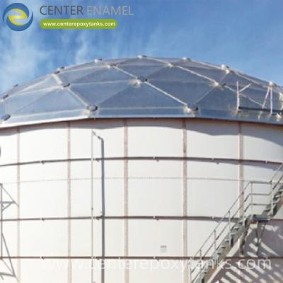 China Aluminum Geodesic Dome for Dry Bulk Storage: Creates a Weatherproof, Strong, and Spacious Cover for Raw Materials and Aggregates for sale