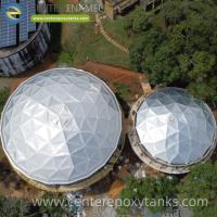 China Aluminum Geodesic Dome for Fire-fighting Water Tank: Protects the Critical Fire Suppression Water Reserve from Algae Growth and Debris for sale