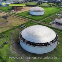 China Aluminum Geodesic Dome for Chemical Storage Tanks: Offers a Corrosion-Resistant Roof that Protects Aggressive Chemical Vapors from Escaping and External Elements from Entering for sale