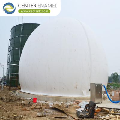 China Double Membrane Biogas Holder for a Physical Wastewater Treatment Plant: Used to Manage Biogas Generated from Associated Anaerobic Sludge Processes for sale