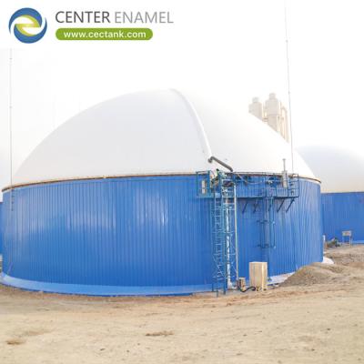 China Double Membrane Biogas Holder for a Slaughterhouse Plant: Stores High-Strength Biogas Produced from Processing Organic Waste Streams for sale