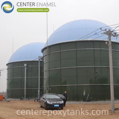 China Double Membrane Biogas Holder for a Dairy Wastewater Treatment Plant: Ensures Reliable Storage for Biogas from Milk Processing Effluents for sale
