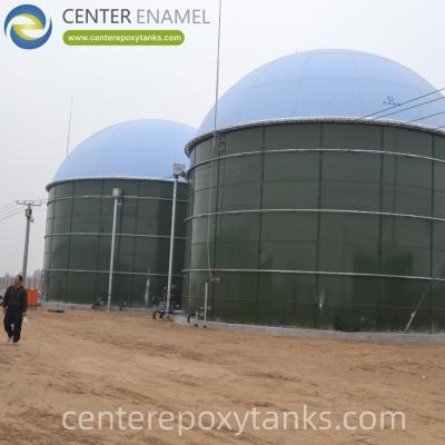 China Double Membrane Biogas Holder for a Pulp Mill Wastewater Treatment Plant: Collects Biogas Resulting from the Treatment of Papermaking Effluents for sale