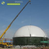 China Double Membrane Biogas Holder for a Food Fermentation Wastewater Treatment Plant: Durable Containment for Acidic, High-Organic Fermentation Waste for sale