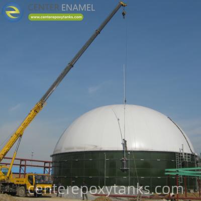 China Double Membrane Biogas Holder for a Food Fermentation Wastewater Treatment Plant: Durable Containment for Acidic, High-Organic Fermentation Waste for sale