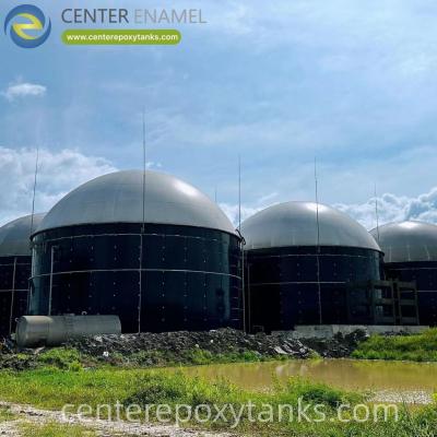 China Double Membrane Biogas Holder for a Distillery Wastewater Treatment Plant: Provides Superior Resistance for Harsh, High-Temperature Spent Wash Biogas for sale