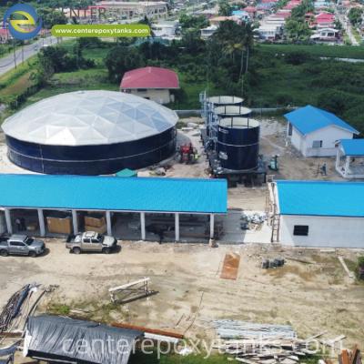 China Aluminum Dome for Wastewater Treatment Tanks: Offers a Secure, Durable Seal to Control Emissions and Protect Effluent from Dilution for sale