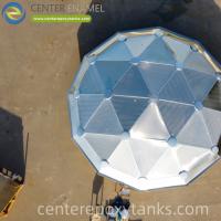 China Aluminum Dome for Industrial Wastewater Tanks: Provides a Durable Cover to Minimize Odor Emissions and Shield Contents from Rain for sale