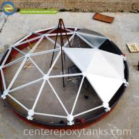 China Aluminum Dome for Chemical Wastewater Storage Tanks: Offers a Corrosion-Resistant Roof that Contains Aggressive Chemical Vapors for sale