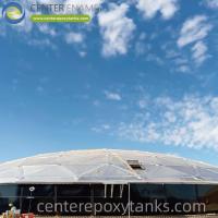 China Aluminum Dome for a Sludge Digestion Tank: Corrosion-Resistant Cover that Minimizes Heat Loss and Maintains Digester Temperature for sale