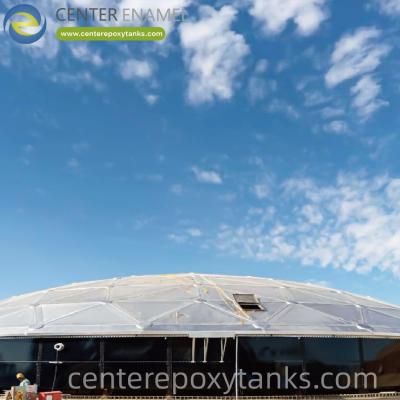 China Aluminum Dome for a Sludge Digestion Tank: Corrosion-Resistant Cover that Minimizes Heat Loss and Maintains Digester Temperature for sale