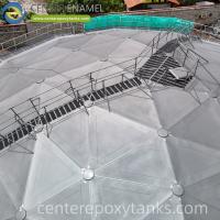 China Aluminum Dome for Effluent Holding Tanks: A Secure Barrier Against Environmental Factors for Collected Treated Liquids for sale