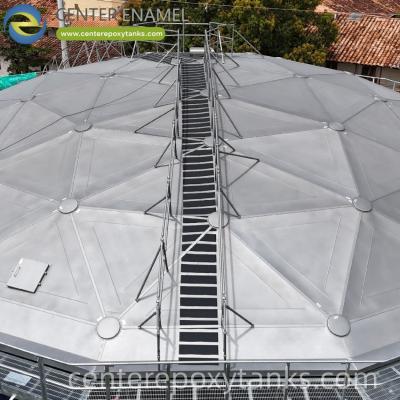China Aluminum Dome for an Effluent Sludge Storage Tank: Shields High-Solids Effluent from Weather and Reduces Odor Dispersal for sale