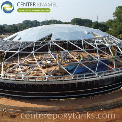 China Aluminum Dome for a Raw Water Tank: Protects the Untreated Water Supply from Wind, Debris, and Excessive Sunlight for sale
