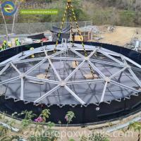 China Aluminum Dome for a Liquid Leachate Tank: Robust Cover that Minimizes Evaporation and Controls Odors in Highly Corrosive Liquids for sale