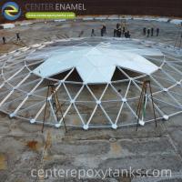 China Aluminum Dome for Fresh Water Tanks: Shields Collected or Treated Water from Wind, Algae Growth, and Debris for sale