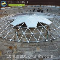China Aluminum Dome for a Dry Bulk Storage Tank: A Strong, Lightweight Roof for Protecting Materials from Rain and Moisture for sale