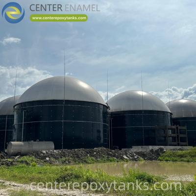 China Double Membrane Biogas Holder for Biogas from Biomass Project: Captures and Contains the Methane, Preventing Environmental Release and Contamination for sale