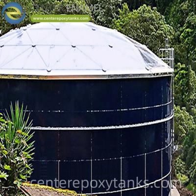 China Welded Steel Tanks for Crude Oil Storage Tanks with Internal Floating Roofs: Prevents Explosive Gas Build-Up Inside the Shell for sale