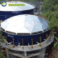 China Aluminum Geodesic Dome Roof for Welded Stainless Steel Flammable Liquid Storage Tanks: Greatly Reduces Fire Hazards by Eliminating the Presence of an Explosive Vapor-Air Mixture for sale