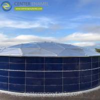 China Aluminum Geodesic Dome Roof for Welded Stainless Steel Waste Oil Storage Tanks: Helps Contain Noxious Odors and Prevents Environmental Runoff from Contaminating the Waste Oil for sale