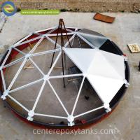 China Aluminum Geodesic Dome Roof for Welded Stainless Steel Light Fuel Oil Storage Tanks: Minimizes Evaporation Loss and Prevents Rainwater Ingress to Maintain Fuel Stability for sale
