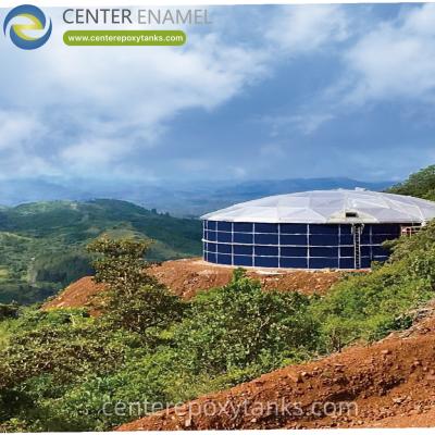 China Aluminum Geodesic Dome Roof for Welded Stainless Steel Used Motor Oil Storage Tanks: Effectively Contains Noxious Odors and Volatile Organic Compounds for a Cleaner Environment for sale