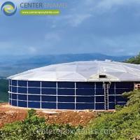 China Aluminum Geodesic Dome Roof for Welded Stainless Steel Hydraulic Oil Waste Storage Tanks: Controls Fugitive Emissions and Prevents Environmental Runoff from Contaminating Waste Liquids for sale