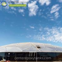 China Aluminum Dome Roof for Welded Stainless Steel Jet A-1 Aviation Fuel Storage Tank: Essential for Preventing Contamination and Suppressing Vapors in High-Performance Jet Fuel Environments for sale