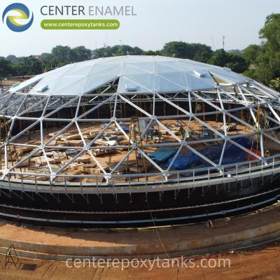 China Aluminum Dome Roof for Welded Stainless Steel Diesel Storage Tanks: Minimizes Fuel Evaporation and Prevents Rainwater from Compromising Fuel Stability for sale