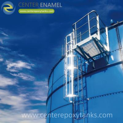 China Epoxy Bonded Steel Bolted Tanks as Dairy Processing Wastewater Tank: Resists chemical cleaning agents and organic dairy effluents. for sale