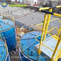 China Epoxy Bonded Steel Bolted Tanks as Cassava Processing Wastewater Tank: Engineered for the acidic and high-starch effluents of cassava production. for sale