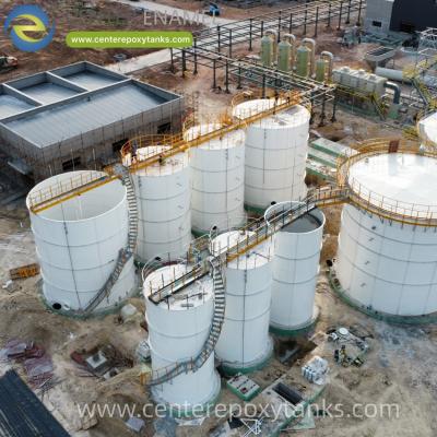 China Bolted Water Storage Tanks as Clarification Pool Tanks: Facilitates the settling process in water treatment with a stable modular structure. for sale