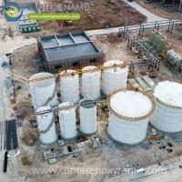 China Bolted Water Storage Tanks as Saline Water Tanks: Engineered with specialized coatings to handle high-salinity water without corrosion. for sale