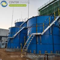 China Bolted Steel Tanks as Wastewater Settling Tanks: Facilitates efficient particulate separation with a stable, circular structural design. for sale