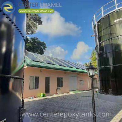 China Bolted Steel Water Tanks as Industrial Water Tanks: Engineered to support the heavy-duty water demands of manufacturing plants. for sale