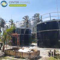 China Bolted Steel Water Tanks as Dry Bulk Storage Silo: Features a vertical, space-saving design for the efficient management of dry goods. for sale